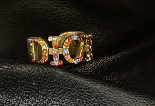 Кольцо Dior со камнями CD