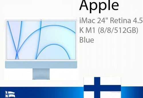 iMac 24" Retina 4.5K M1 (8/8/512GB) Blue