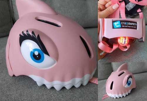 Велошлем детский Pink Shark (Розовая акула)