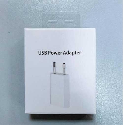 Сетевой адаптер питания USB для iPhone, 1A, OEM