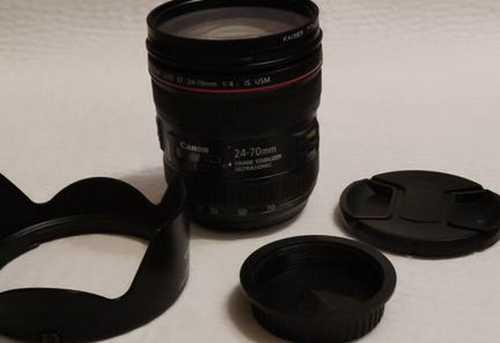 Объектив Canon EF 24-70 mm 4L IS USM