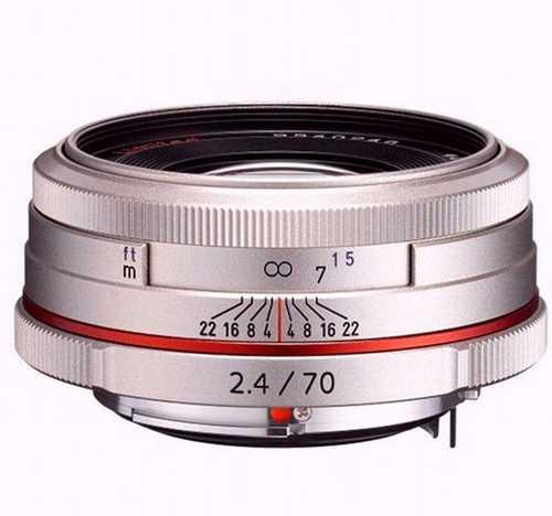 Объектив Pentax HD DA 70мм f/2.4 Limited Silver