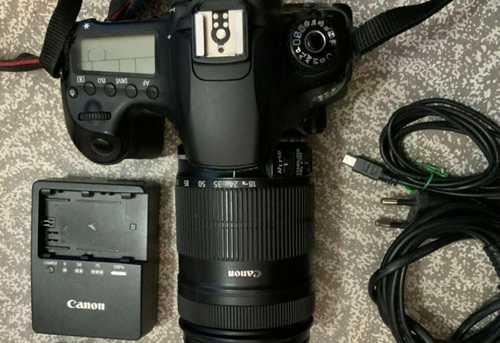 Canon 60d kit 18-135mm is в сумке