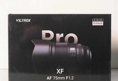 Объектив Viltrox Pro AF 75mm F1.2 Fujifilm XF