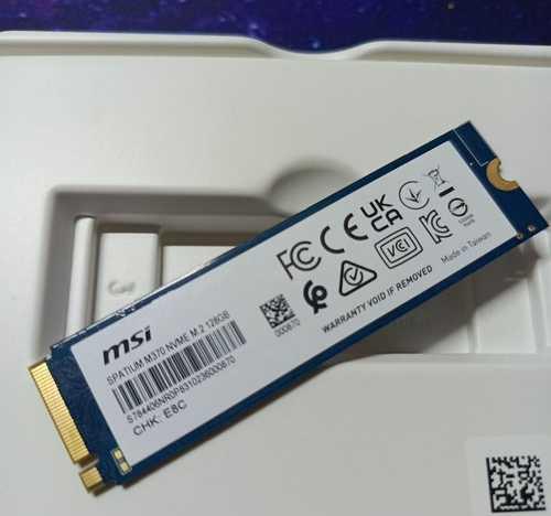 128 гб M.2 NVMe накопитель MSI spatium M370