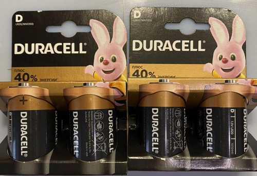 Батарейки Duracell, D, LR20/MN1300