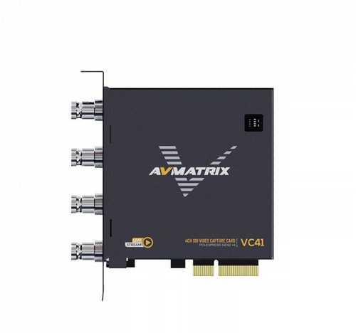 Плата видеозахвата avmatrix VC41 4CH 3G-SDI pcie