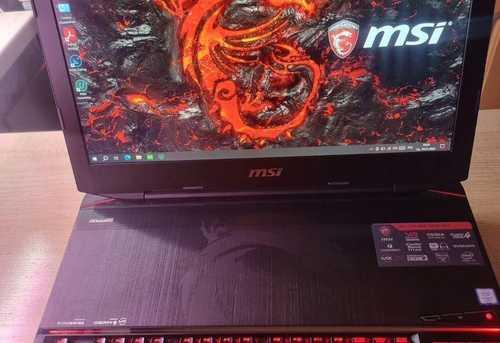 Продам игровой ноутбук MSI GT-83 VR 6RE Titan SLI