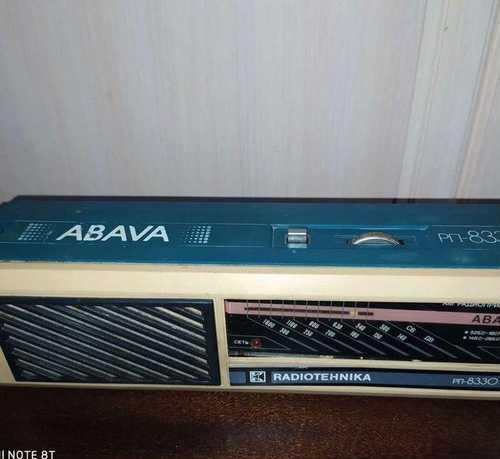 Радиоприемник abava radiotehnika рп 8330