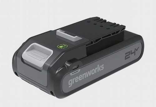 Аккумулятор Greenworks G24B4+, 24V, 4Ач (2*USB-C)