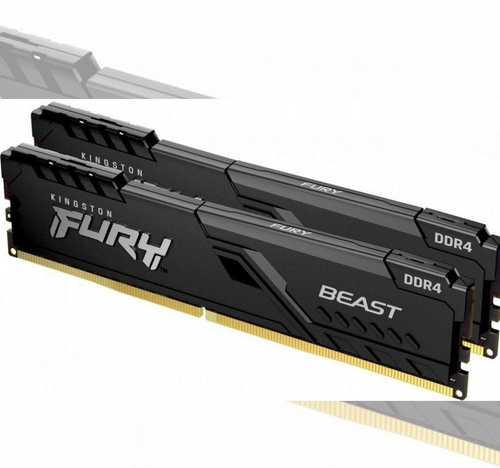 32Gb DDR4 3600MHz Kingston Fury Beast Black (KF436