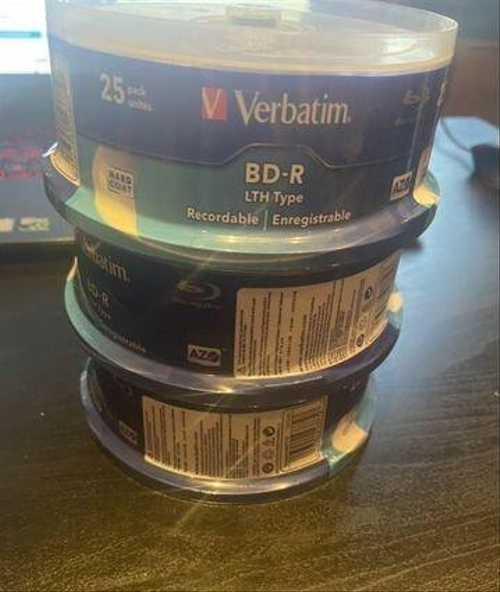 BD-R диски Verbatim 25 гб 25 дисков