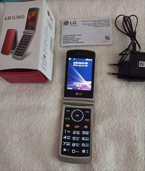 Телефон раскладушка LG G360 в идеале