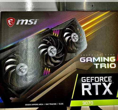 Видеокарта MSI GeForce RTX 3070 gaming X trio 8 GB