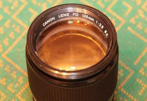 Объектив Canon FD 135 mm 1:2.5 SC