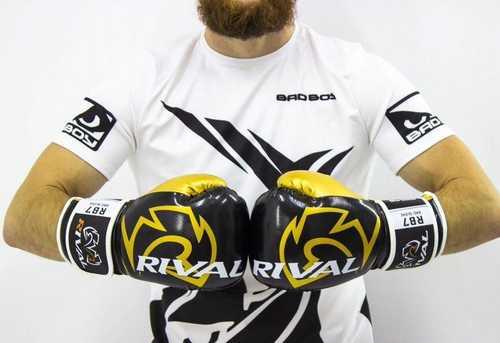 Боксерские перчатки Rival RB7 Black Gold