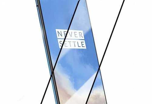 Защитное стекло 4D для OnePlus 7T черное