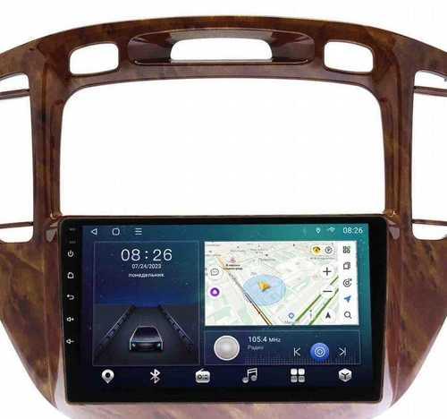 Магнитола Toyota Kluger 00-07 Android 4 64 9"