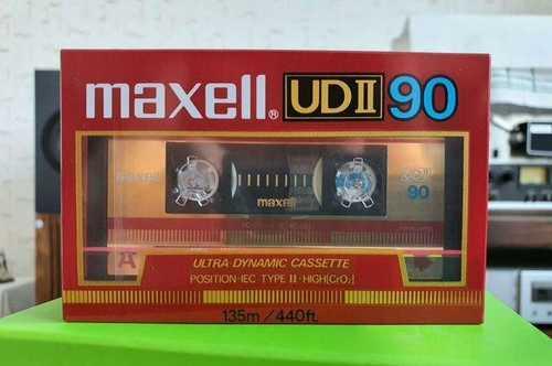 Аудиокассета maxell UD II 90 (1985-87 год) Новая