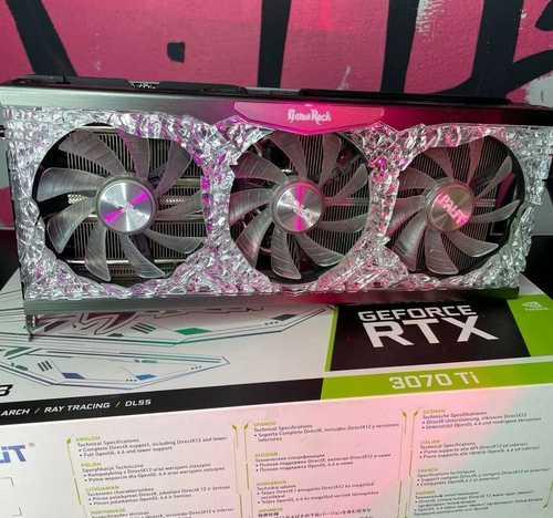 Топовая geforce RTX 3070ti palit gamerock