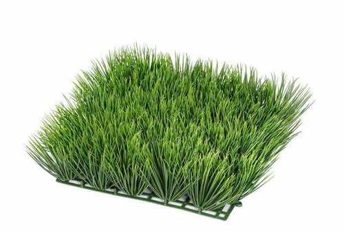 Коврик Газон-трава искусственная высокая 25x25 см