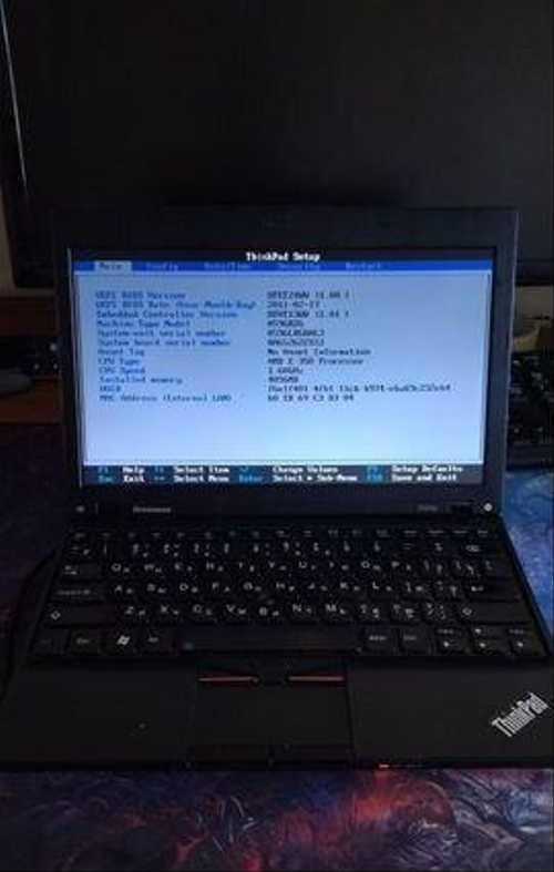Ноутбук Lenovo ThinkPad x120e