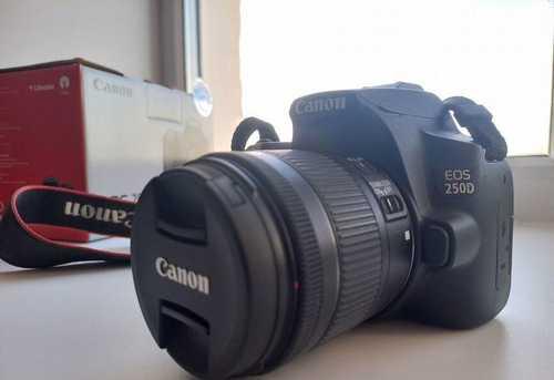 Фотоаппарат зеркальный Canon EOS 250D EF-S 18-55