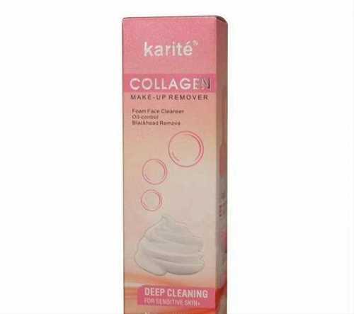 Пенка очищающая karite collagen C щеткой