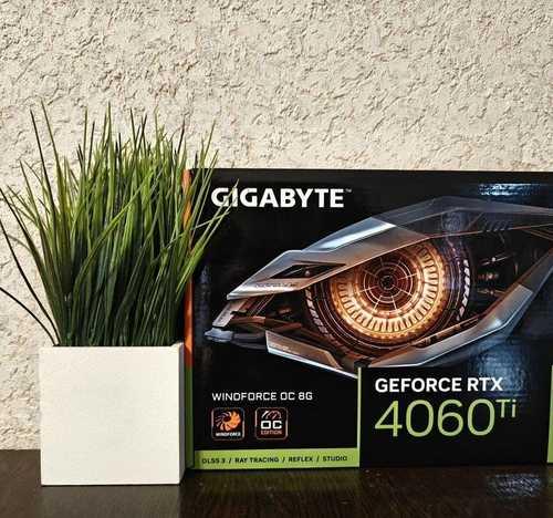 Видеокарта gigabyte RTX 4060TI 8гб Windforce