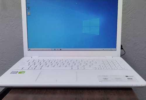 Ноутбук 15.6" ASUS R542U, 256 ГБ, Core i3-8130U, RAM 16 ГБ, GeForce MX130 2 ГБ