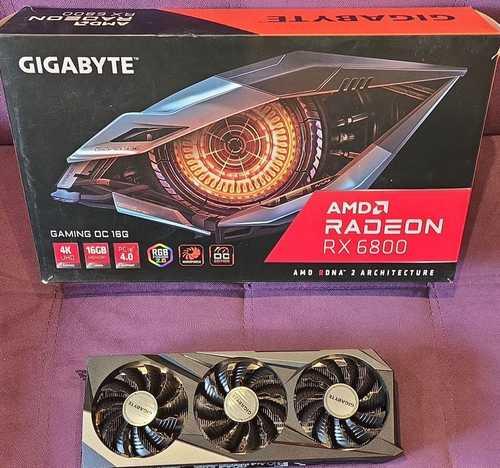 Gigabyte gaming oc rx 6800 16gb как новая