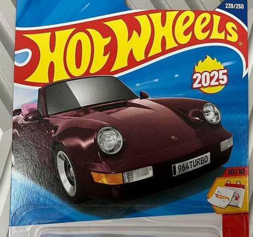 Hot Wheels Porsche 911 Turbo Cabriolet 2025