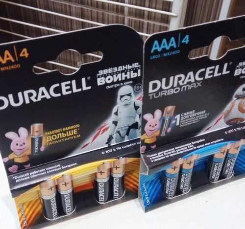 Батарейки Duracell aaa