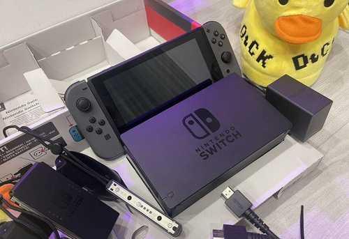 Nintendo switch rev2 прошитая свежим picofly