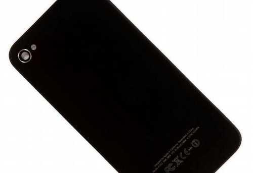 Задняя крышка (панель) для iPhone 4s черная с разб