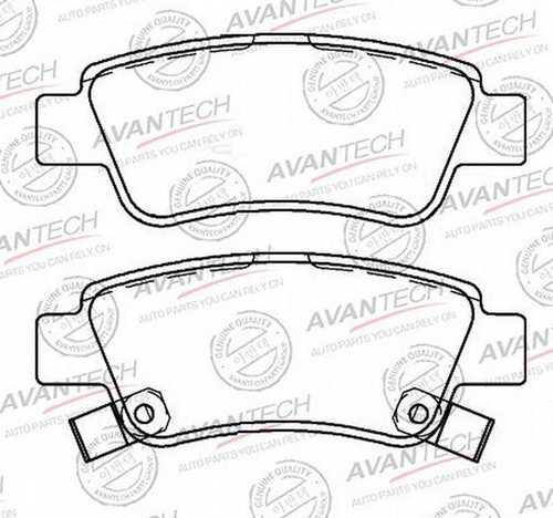 Тормозные колодки заднее