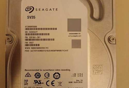 Жесткий диск Seagate ST2000VX000-1ES164 2Тб