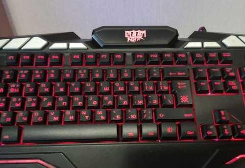 Игровая клавиатура с подсветкой doom keeper GK-100