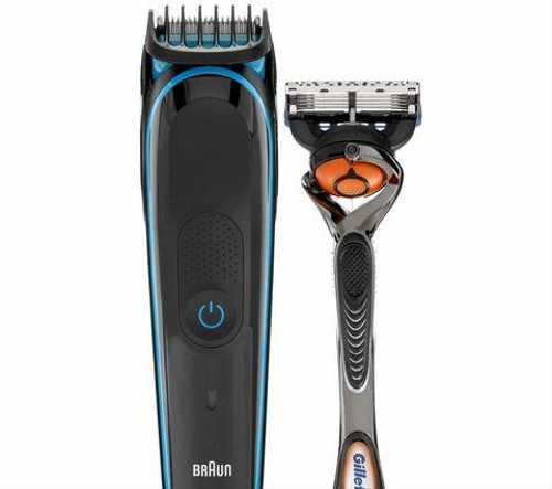 Триммер Braun MGK3245 + Бритва Gillette + 1 кас че