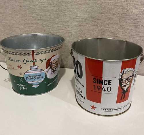 Коллекционные ведра kfc