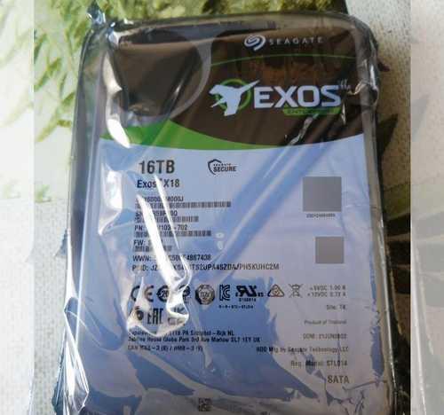 Жёсткий диск Seagate Exos X18 ST16000NM000J 16TB