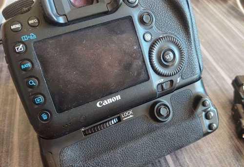 Батарейный блок ручка для Canon 5D mark III