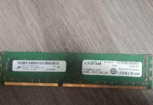 Озу Crucial DDR3 4 гб 1333