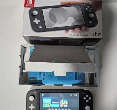 Nintendo switch lite прошитый 128 гб чип