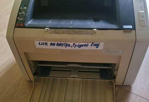 Принтер лазерный hp 1022 чб