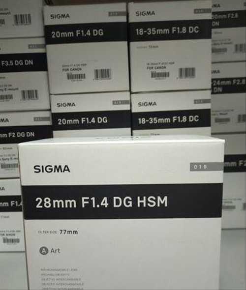 Sigma AF 28mm F/1.4 DG HSM ART canon