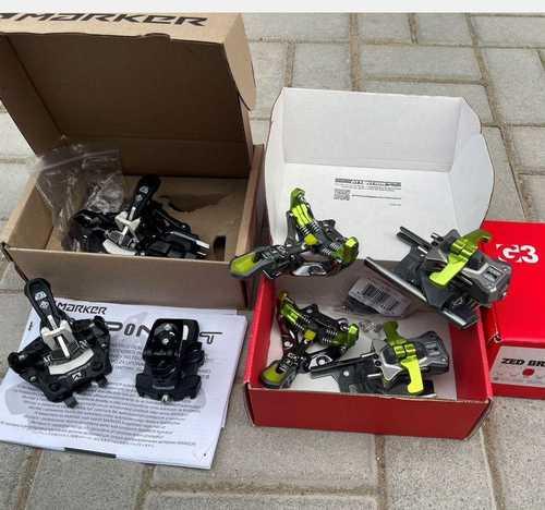 Новые скитур крепления G3 ZED12, marker alpinist