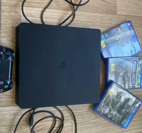 Sony playstation 4 slim с играми