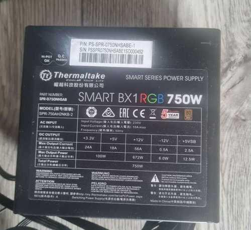 Блок питания Thermaltake Smart BX1 RGB 750W