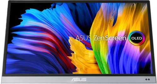 Монитор asus ZenScreen MQ13AH 13, серебристый 90lm